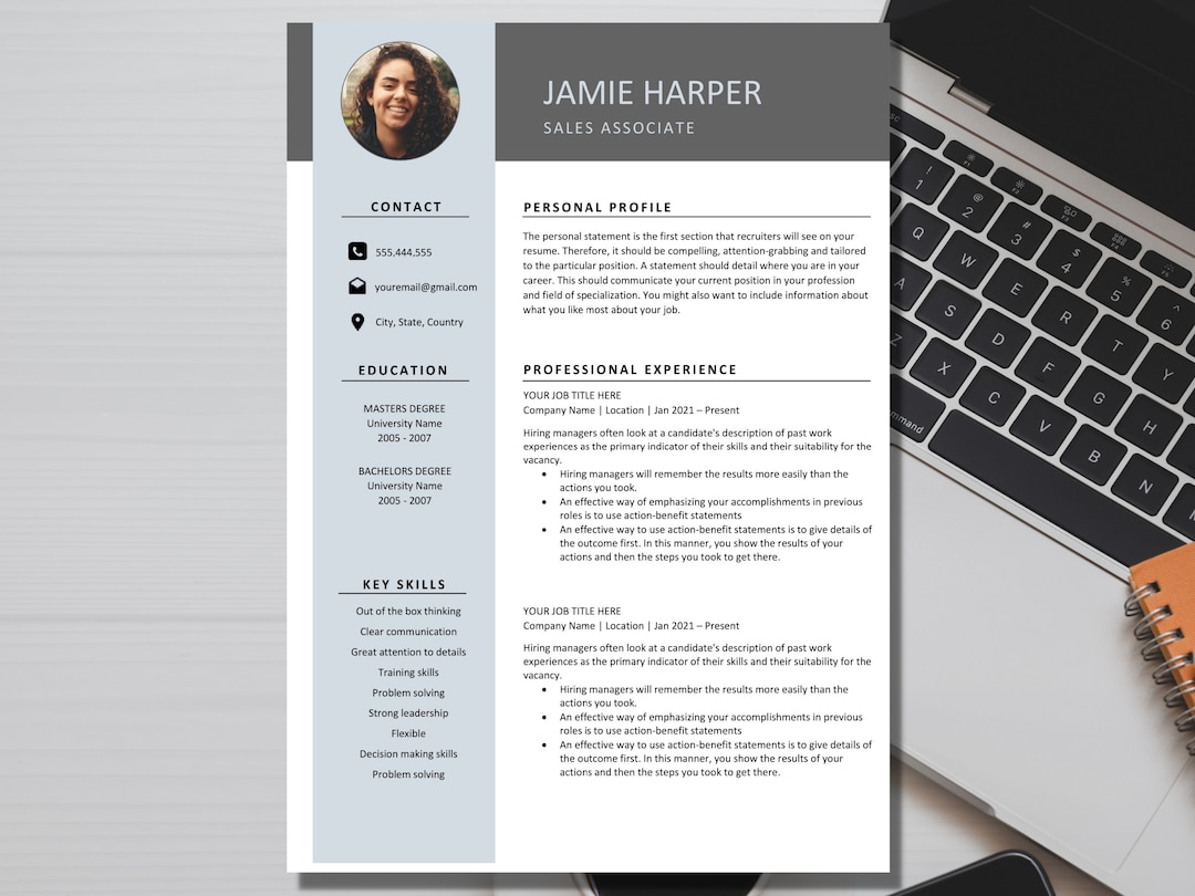 Clean Modern Executive Resume Template 2022, Resume Template ...
