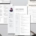 Resume Template With Photo, CV Template With Photo, Resume CV Template ...