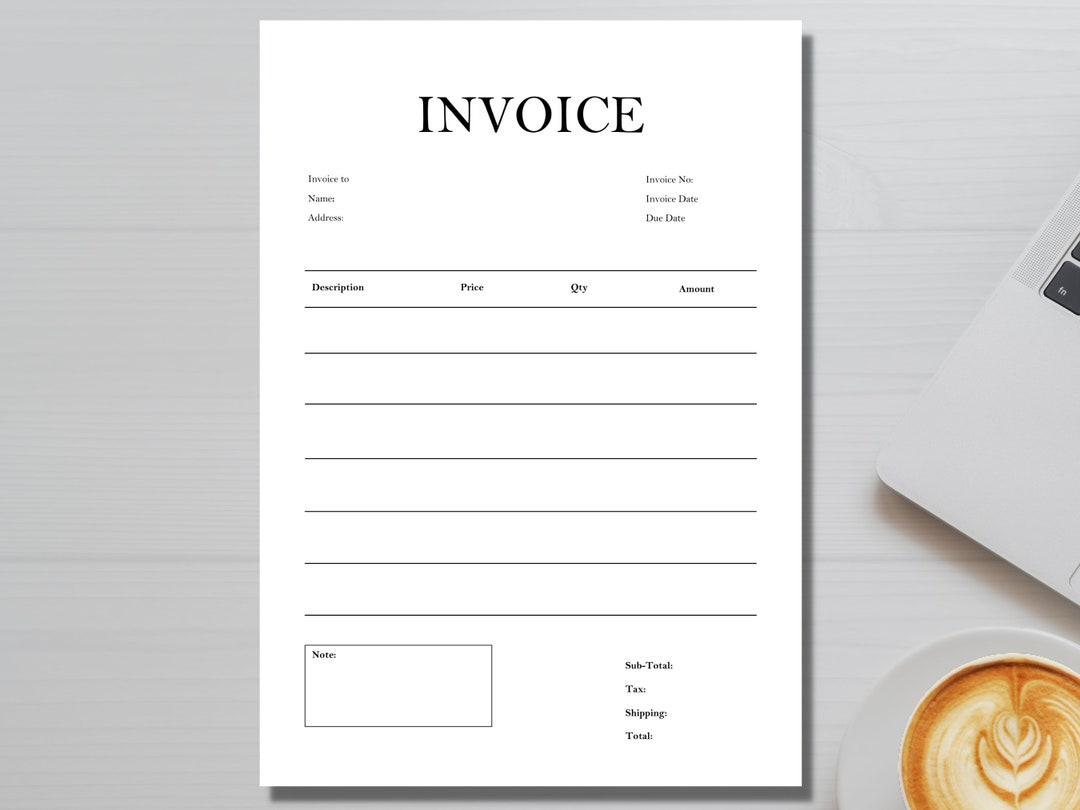 Invoice Template Pdf/word. Business Invoice, Invoice Word. Editable ...