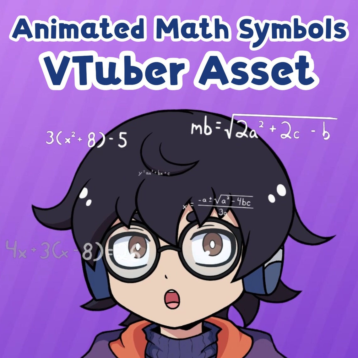 Meme animado de símbolos matemáticos para VTuber (descarga digital ...