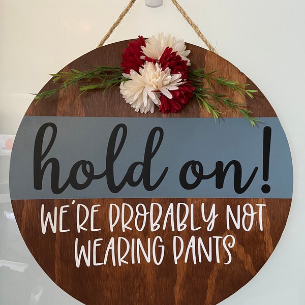 Funny Wood Round Signs - Etsy