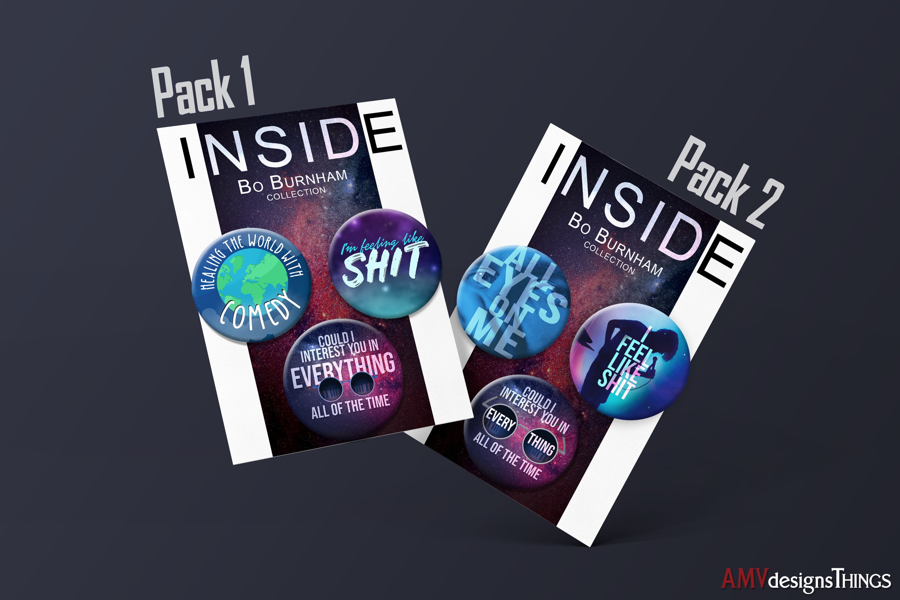 Bo Burnham - INSIDE Collection - Pack Chapas/buttons - Etsy