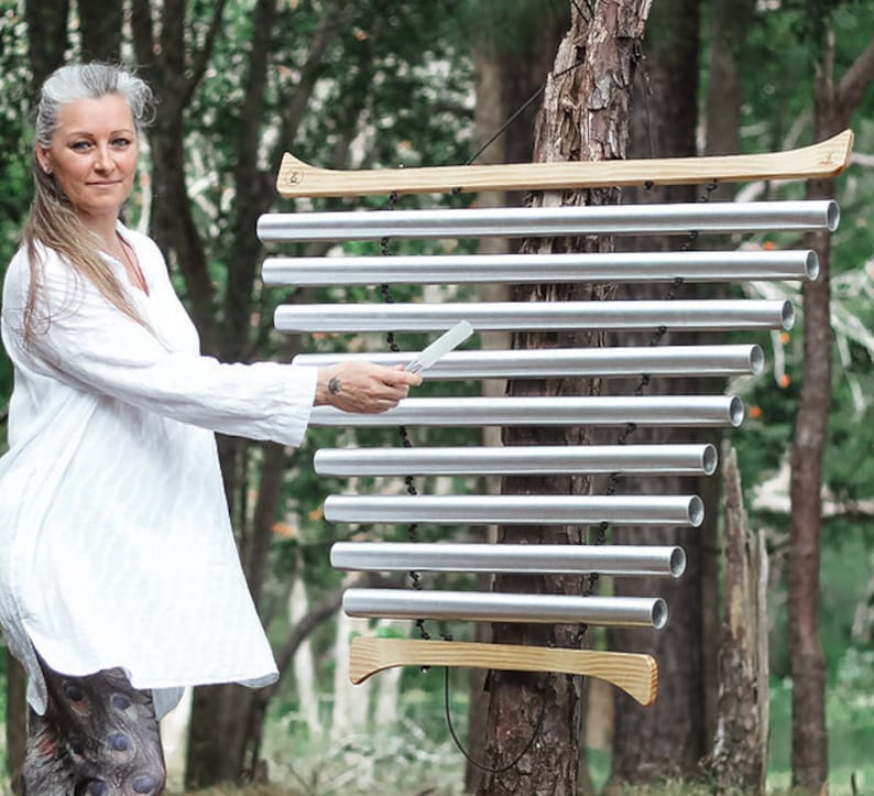 Equilibrium Swinging Chime GIANT - Soud Healing Instrument 432hz - Hand ...
