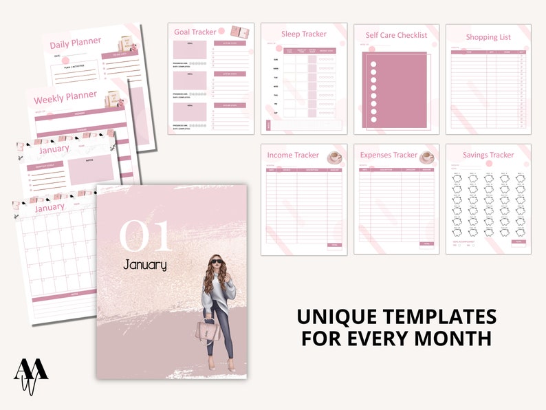 Girl Boss Planner Printable Boss Babe Planner Printable Lady - Etsy