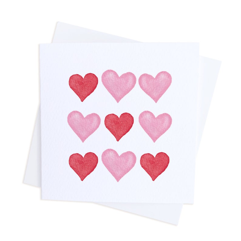 MINI Valentine Cards Blank Notecard Set Rainbow Love Mini Card ...