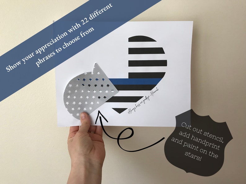 Police Appreciation - Printable Police Officer Gifts -thank You Police ...