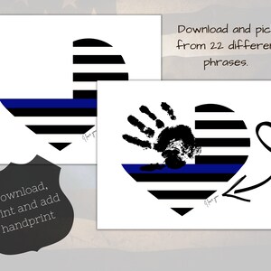 Police Appreciation - Printable Police Officer Gifts -thank You Police ...