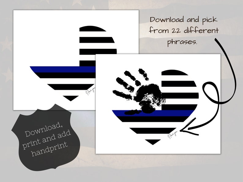 Police Appreciation - Printable Police Officer Gifts -thank You Police ...
