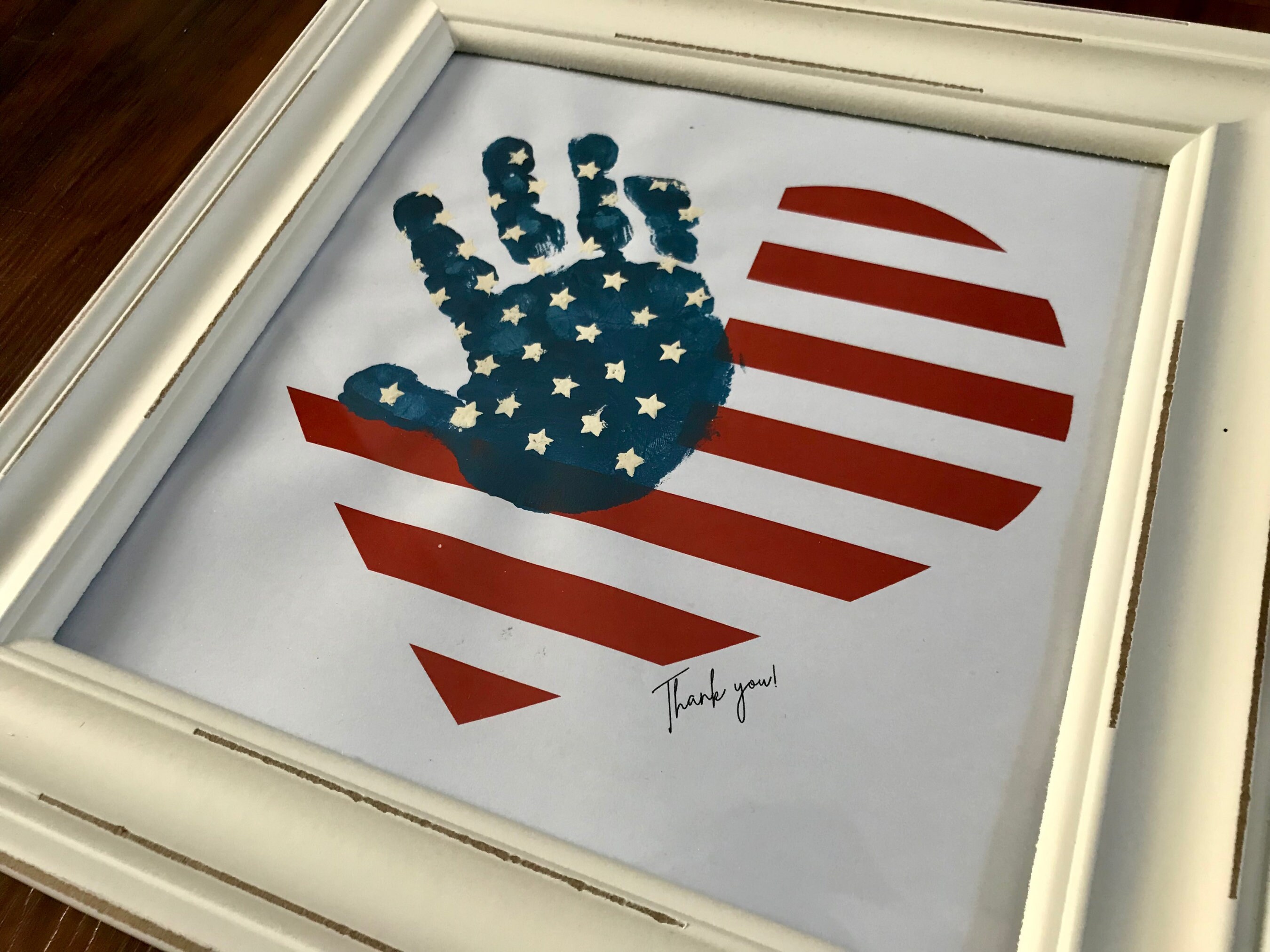 Printable Military Appreciation / Thank a Veteran / American Flag Craft ...