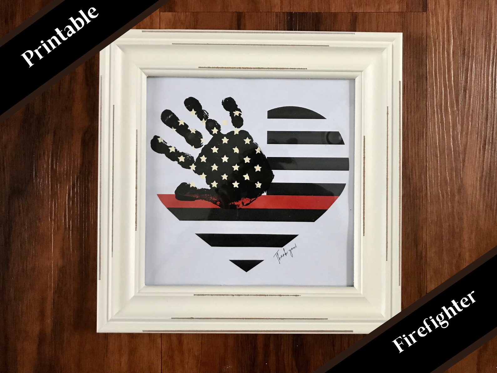 Firefighter Appreciation / Thank a Firefighter / Printable Firefighter ...