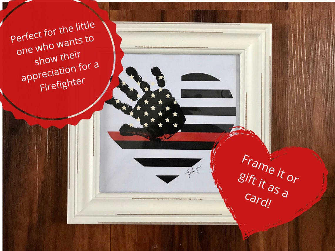 Firefighter Appreciation / Thank a Firefighter / Printable Firefighter ...