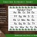 Printable ABC Chart, Tractor, Alphabet Chart, Handwriting Chart ...
