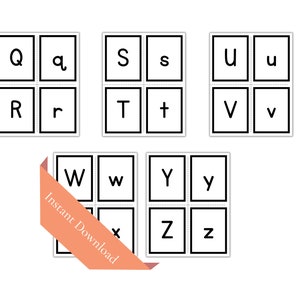 Printable ABC Flashcards - Uppercase Flashcards - Lowercase Flashcards ...