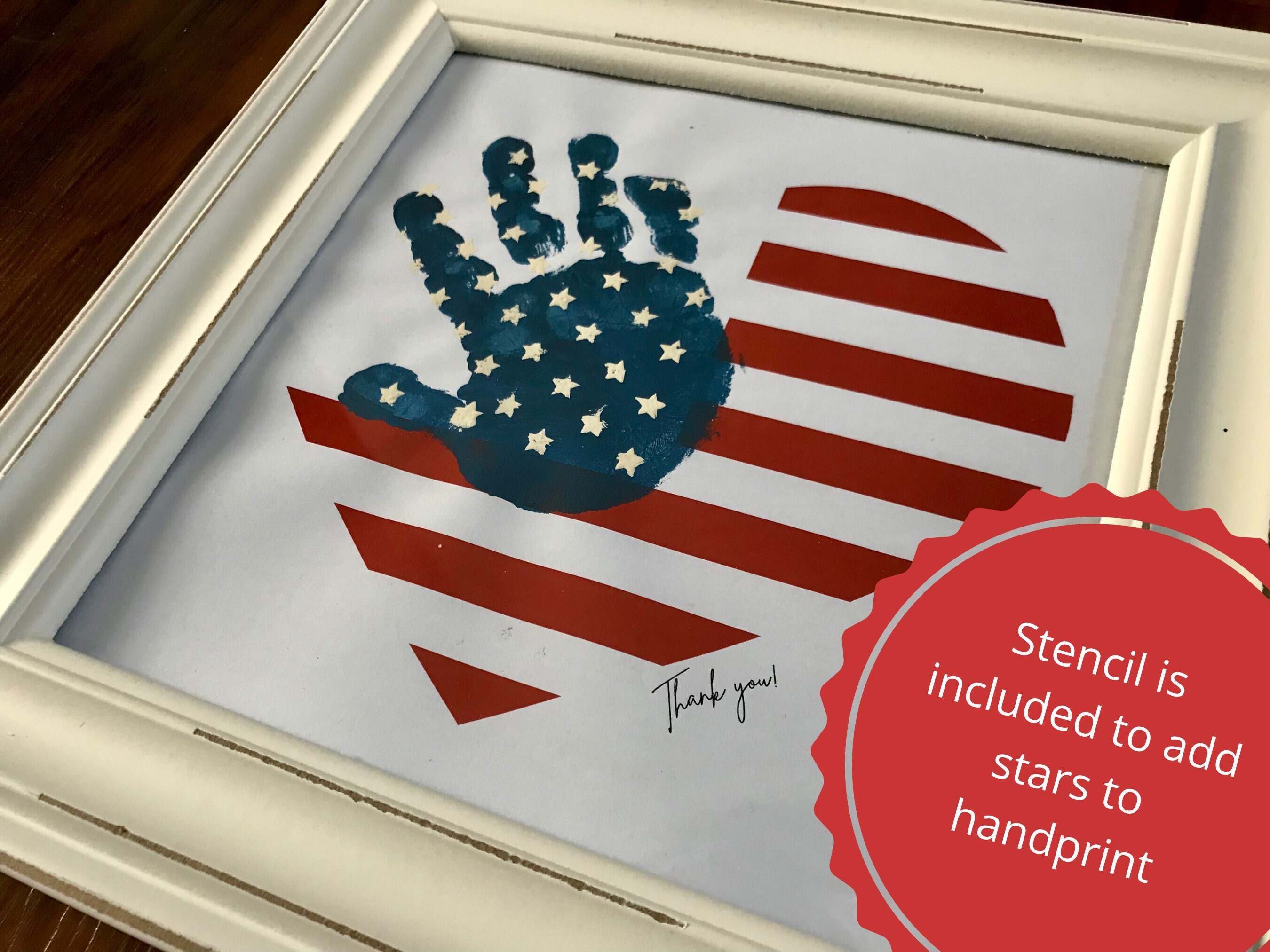 Printable Military Appreciation / Thank a Veteran / American Flag Craft ...