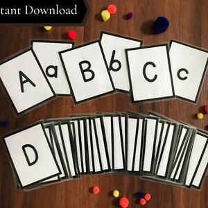 Printable ABC Flashcards - Uppercase Flashcards - Lowercase Flashcards ...