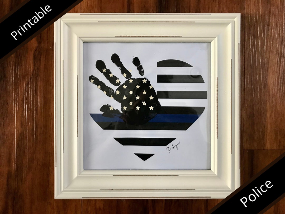 Police Appreciation - Printable Police Officer Gifts -thank You Police ...