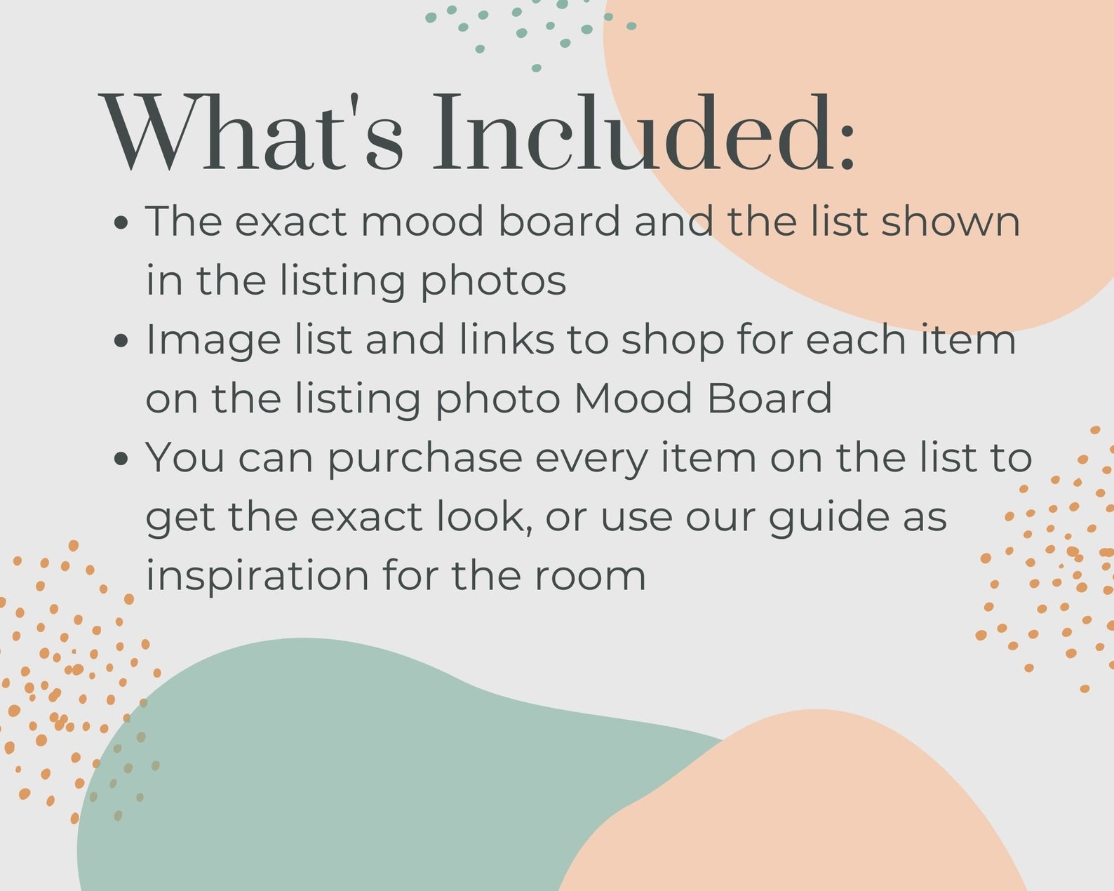 BUNDLE Bohemian Paint Palette and Interior Design Package Bundle ...