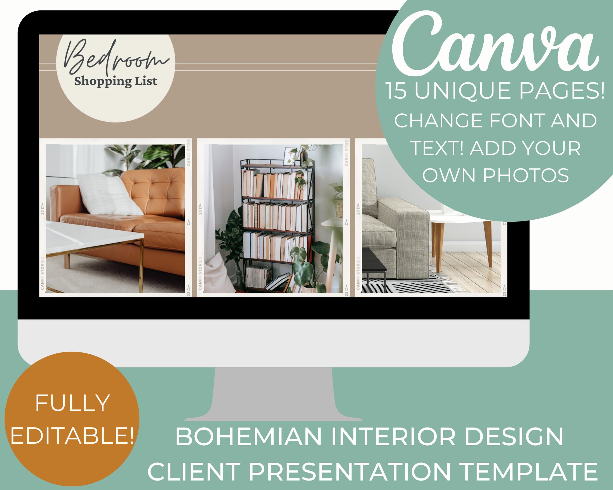 Canva Client Presentation Template, Interior Designer Client Welcome ...