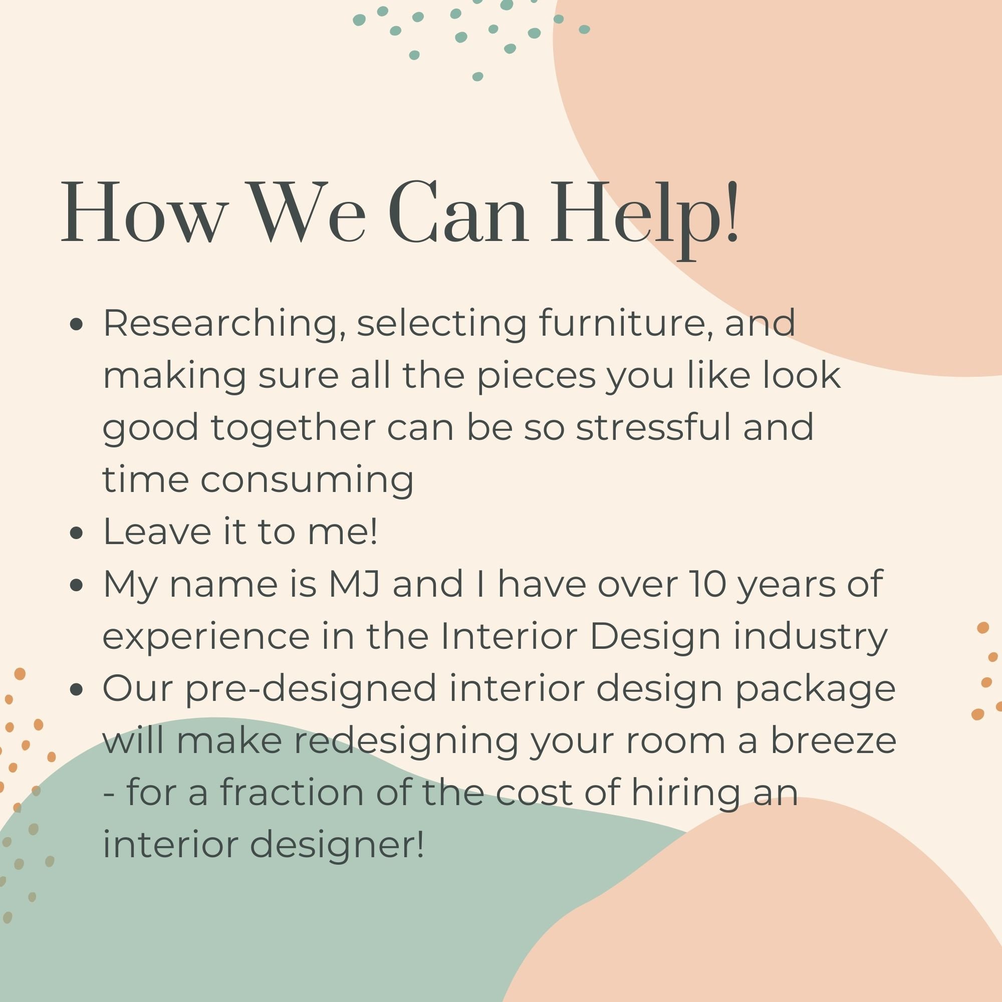 Modern Coastal Interior Design Package, Online Interior Design Package ...