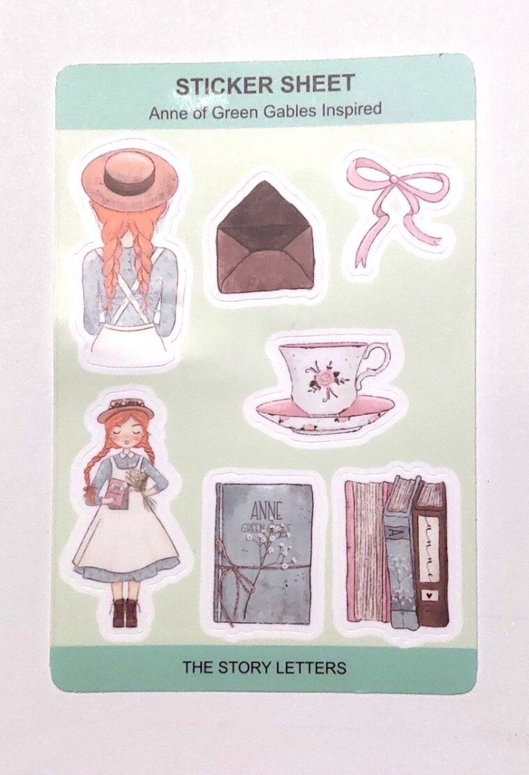 Sticker Sheet - Anne of Green Gables | Stickers, Planner Sticker ...