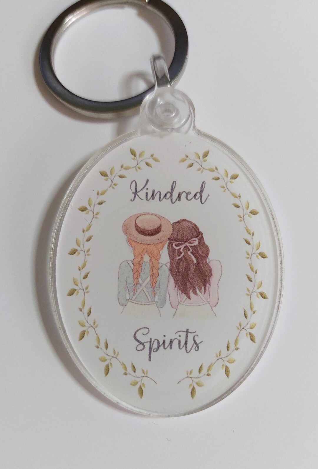Keychain Kindred Spirits Anne of Green Gables Inspired Keyring Gift - Etsy
