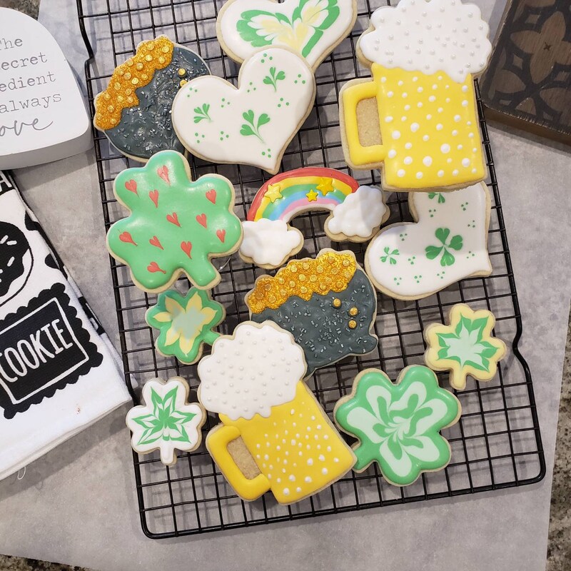 St Patricks Day Cookies - Etsy