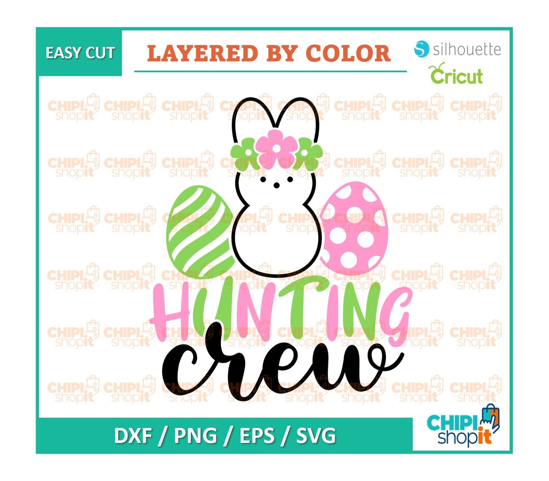 Easter Crew SVG, Hunting Crew SVG, Bunny Crew, Easter SVG, Spring Crew ...