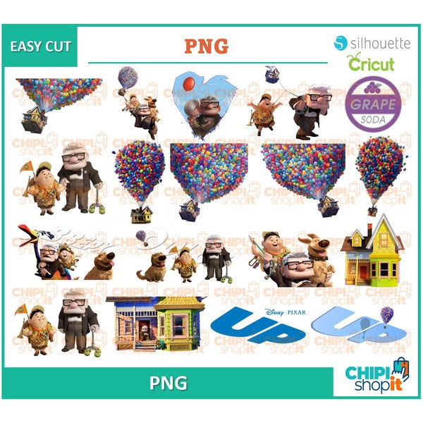 Up Movie Clipart - Etsy