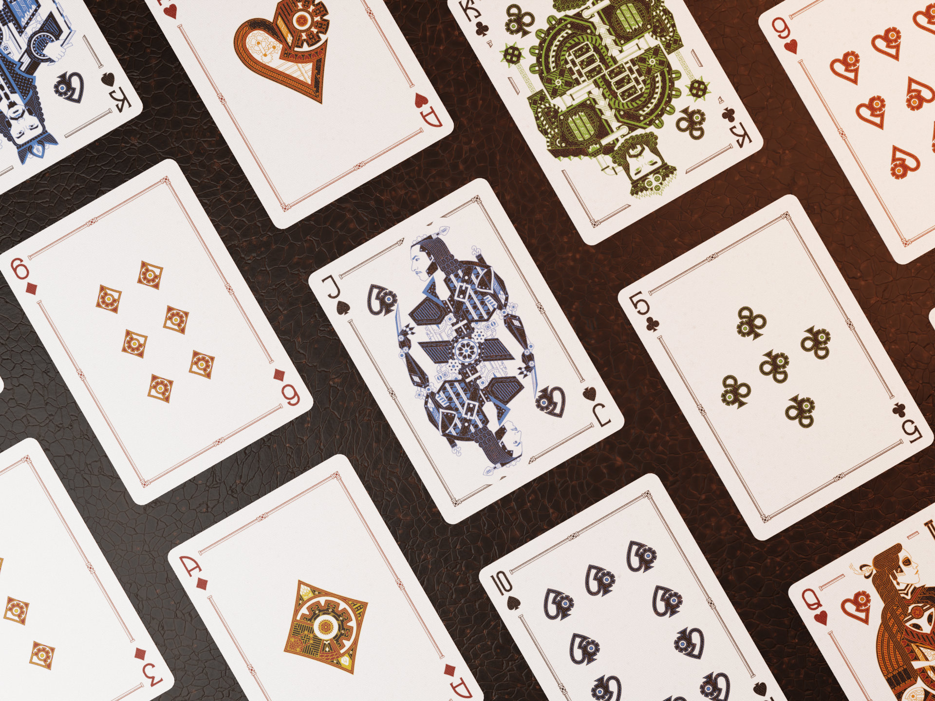 Luxury Steampunk Playing Cards Steampunk Dynasty Gears and Glory Vostok ...