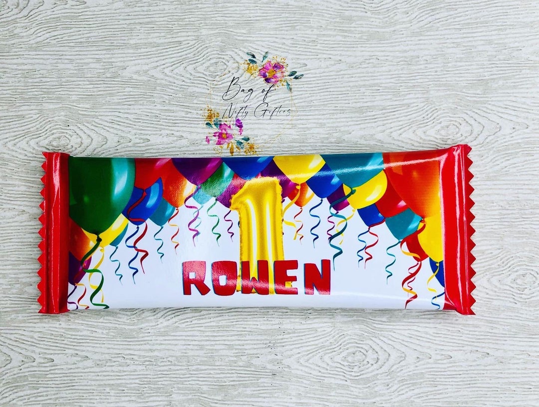 Personalized Chocolate Bar Wrapper - Etsy