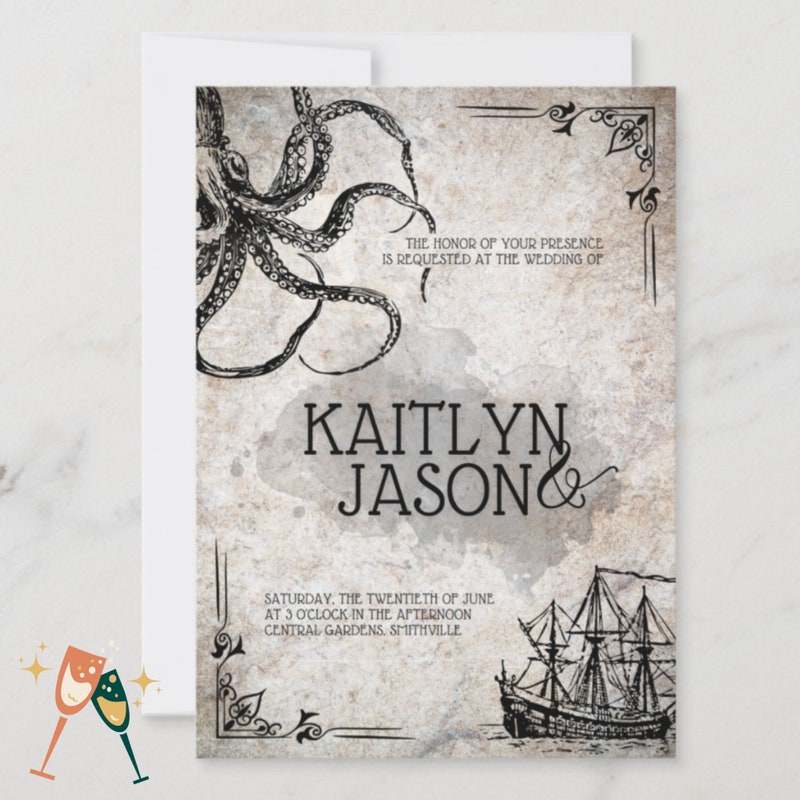 Octopus Wedding - Etsy