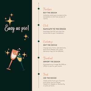 Champagne Wedding Favor Bottle Label Template Editable Mini Champagne ...