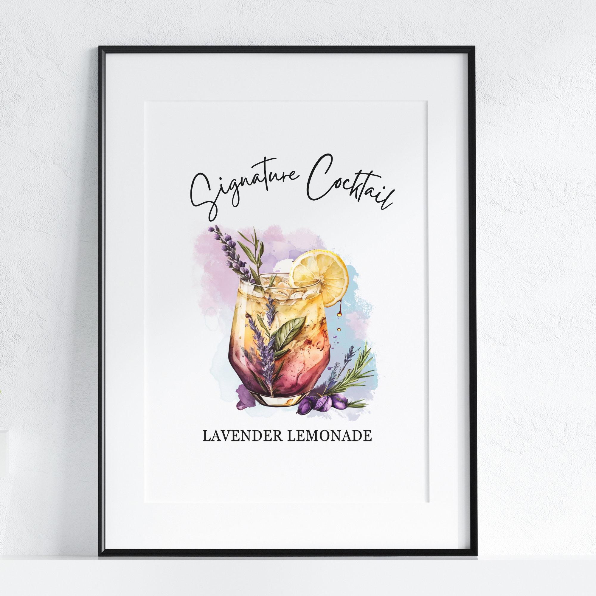 Signature Cocktail Sign Printable Editable Bar Sign Template for ...