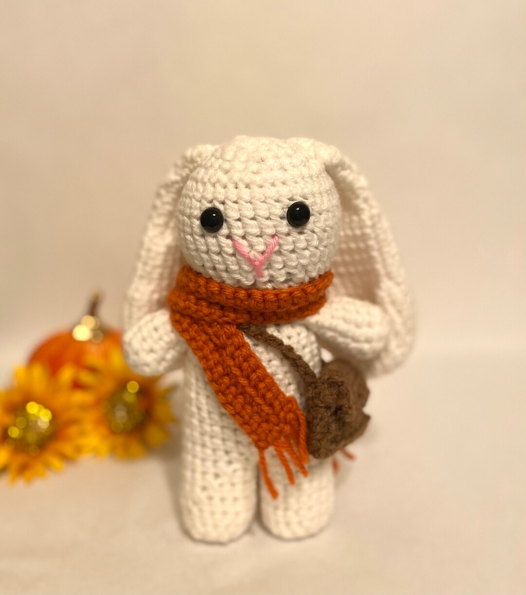 Homemade Fall Rabbit Plushie - Etsy