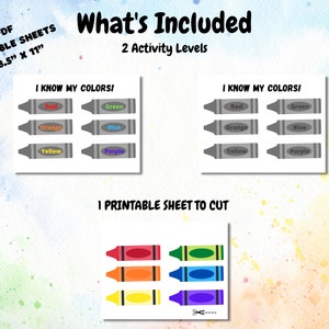 Preschool Colors Worksheet | I Know My Colors | Preschool Printable ...