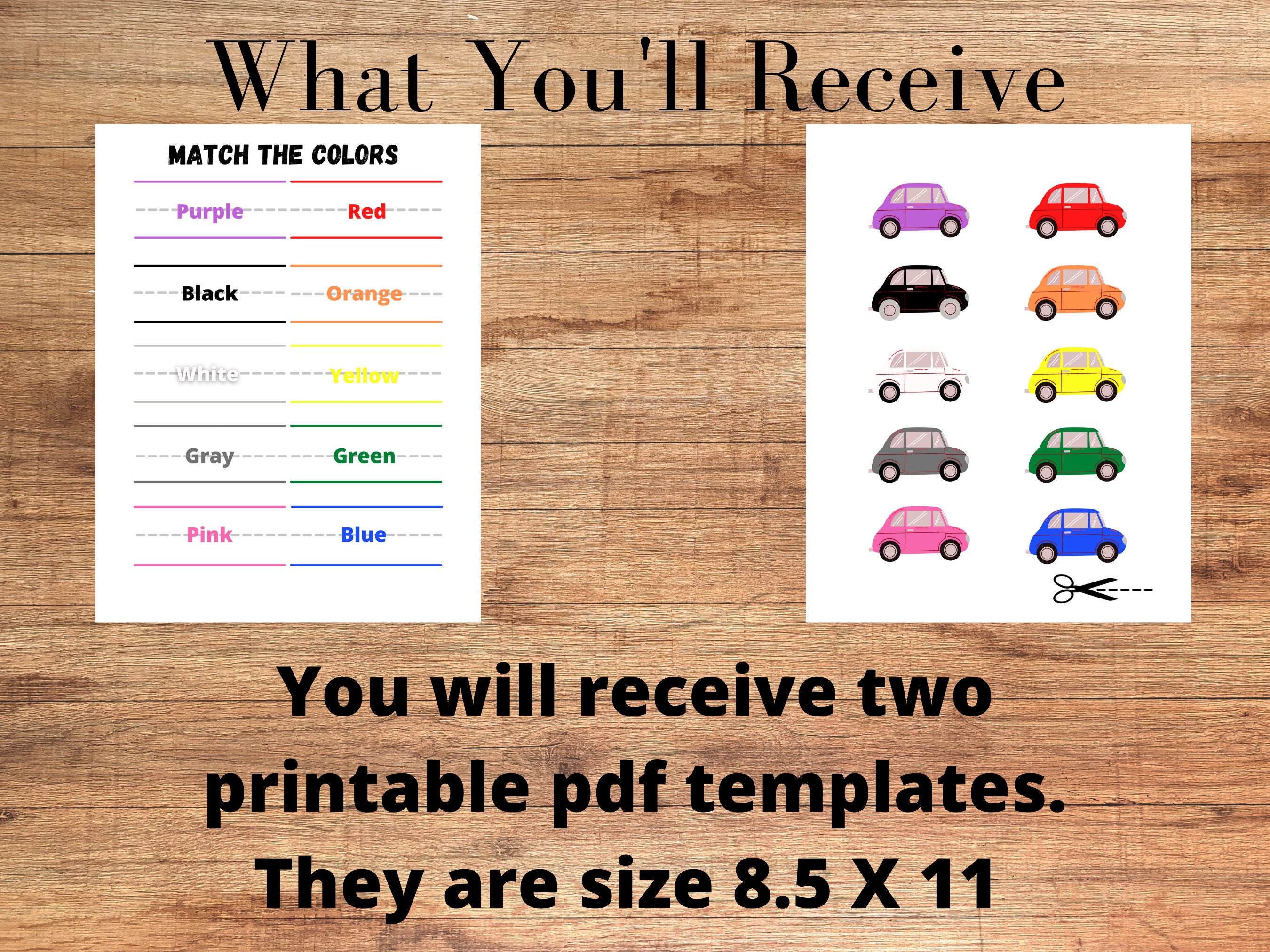 Toddler Colors Busy Sheet Printable | Activity Sheet | Homeschooling ...