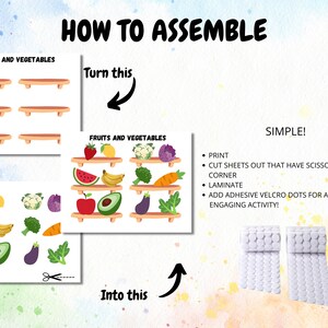 Grocery Food Group Preschool Activity Worksheet | Food Education ...