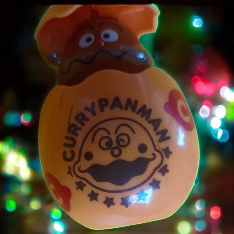 Curry Panman Anpanman Doll Figure Size 7 X 4 Cm. - Etsy