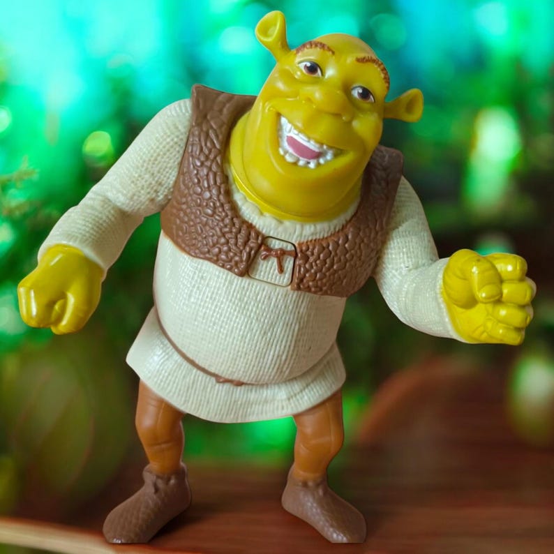 Mcdonalds Happy Meal Dreamworks Toy 2007 SHREK the Third Figure 15 X 11 ...