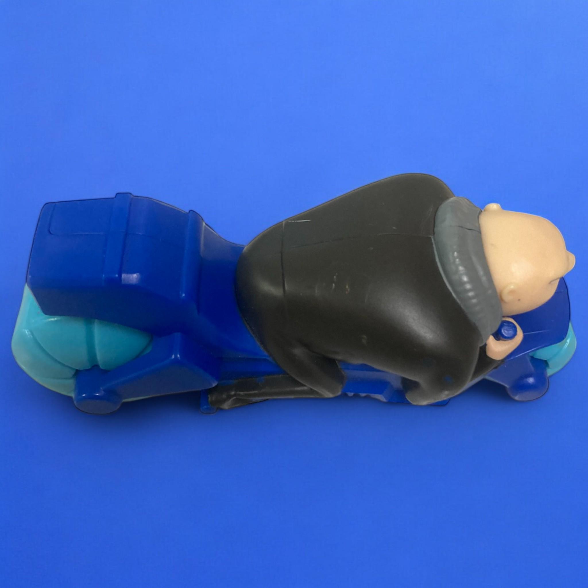 Mcdonalds Despicable Me 3 Gru Toy Figure on His Hydrocycle Creaks When ...