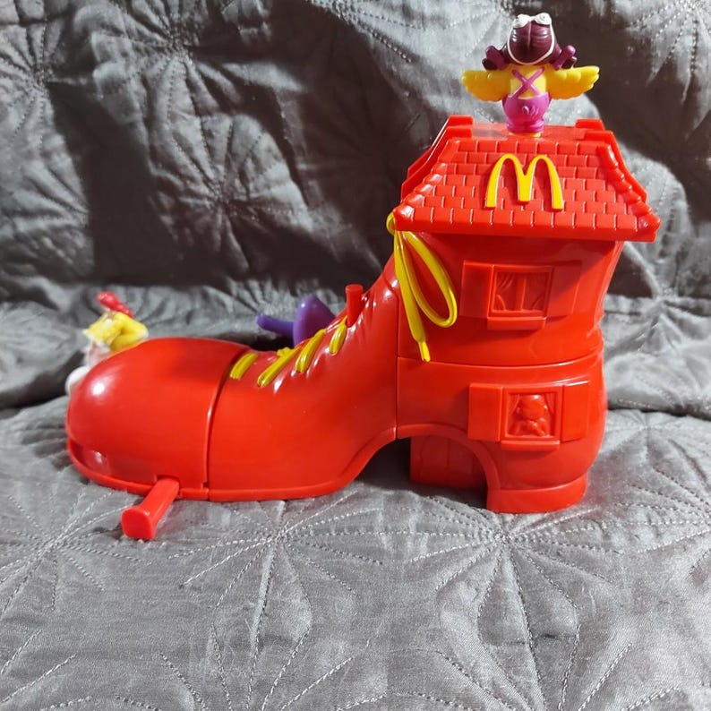 Mcdonald's Happy Meal Toy Ronald Shoe 1999 Set of 4 RARE 17 Cm. Height ...