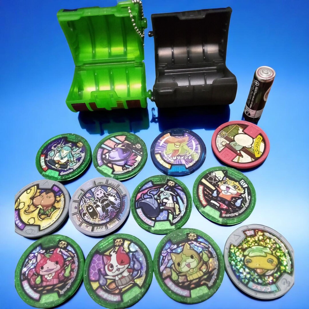 Yo-kai Watch Lot of 12 Official Medals + 2 Collector Boxes – Huge Value ...