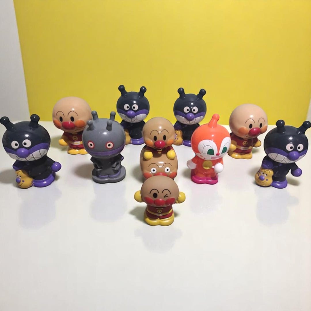 Anpanman Mini Figures Set of 10 by BANDAI – Rare Japan Anime ...
