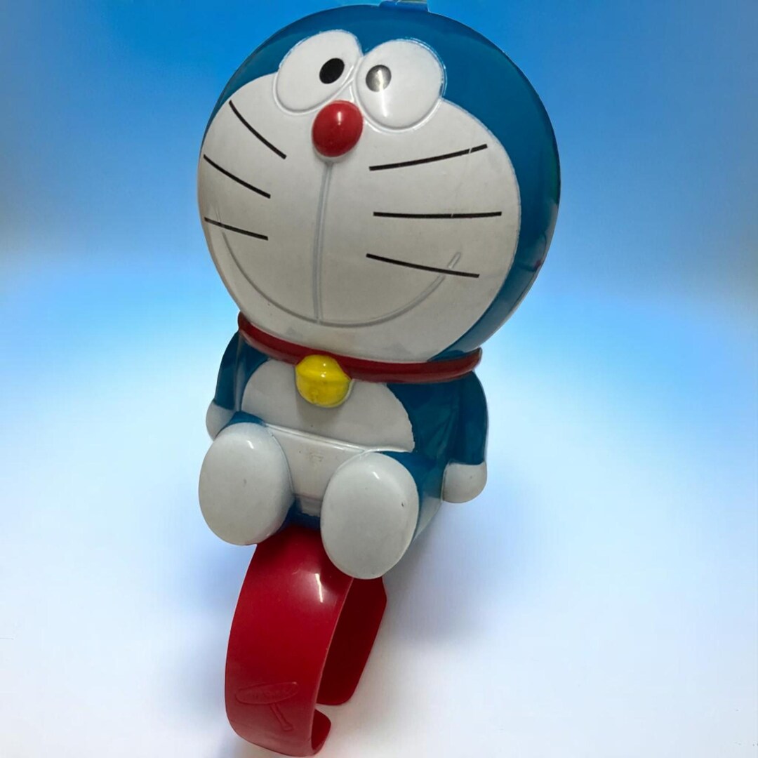 RARE Doraemon Collectible Figure - Iconic Robot Cat Statue 11cm Tall ...