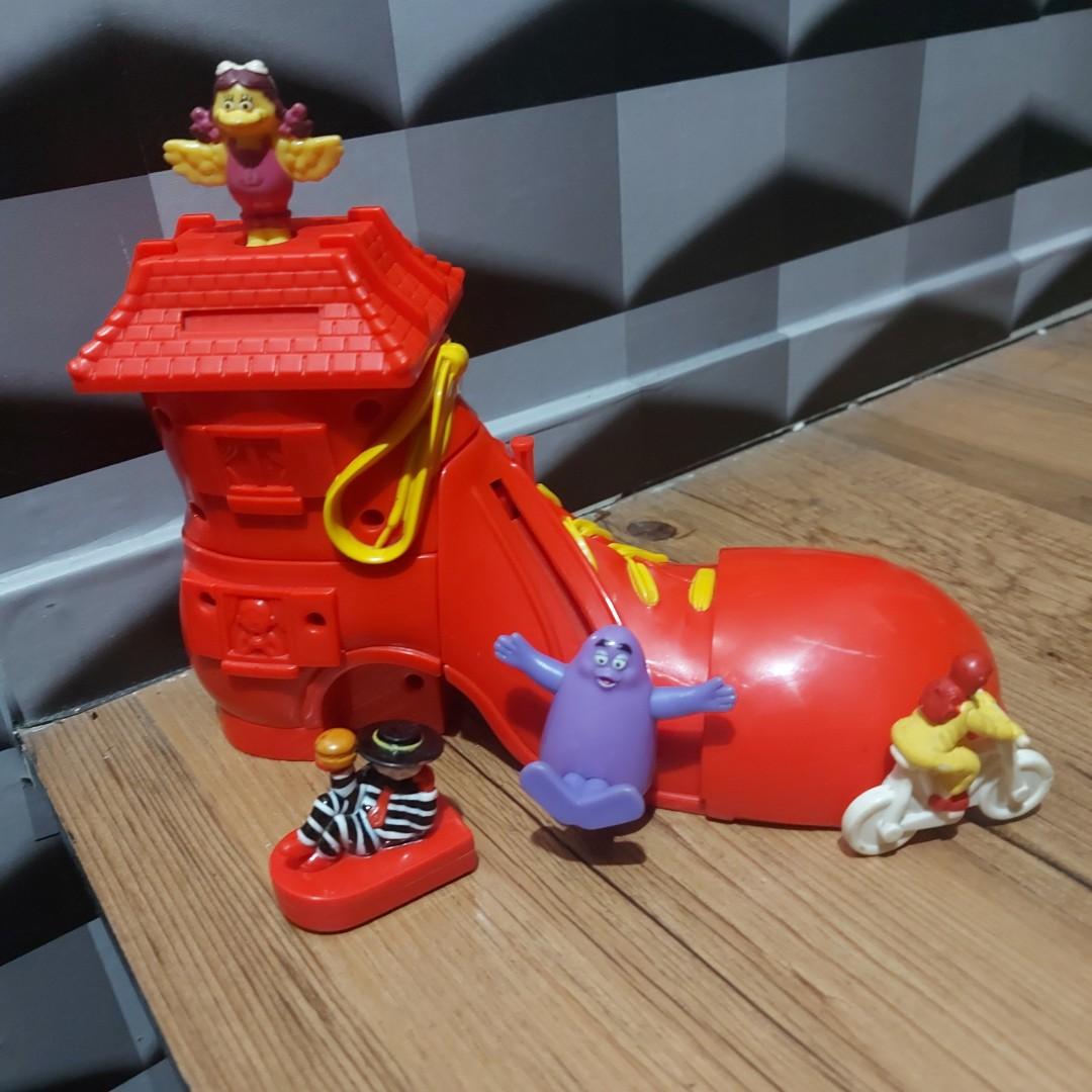 Mcdonald's Happy Meal Toy Ronald Shoe 1999 Set of 4 RARE 17 Cm. Height Pre-owned - Etsy