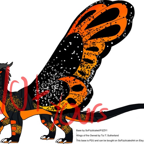 Art & Collectibles Digital Cute Dragon/Reptile Adopt Wings of Fire ...