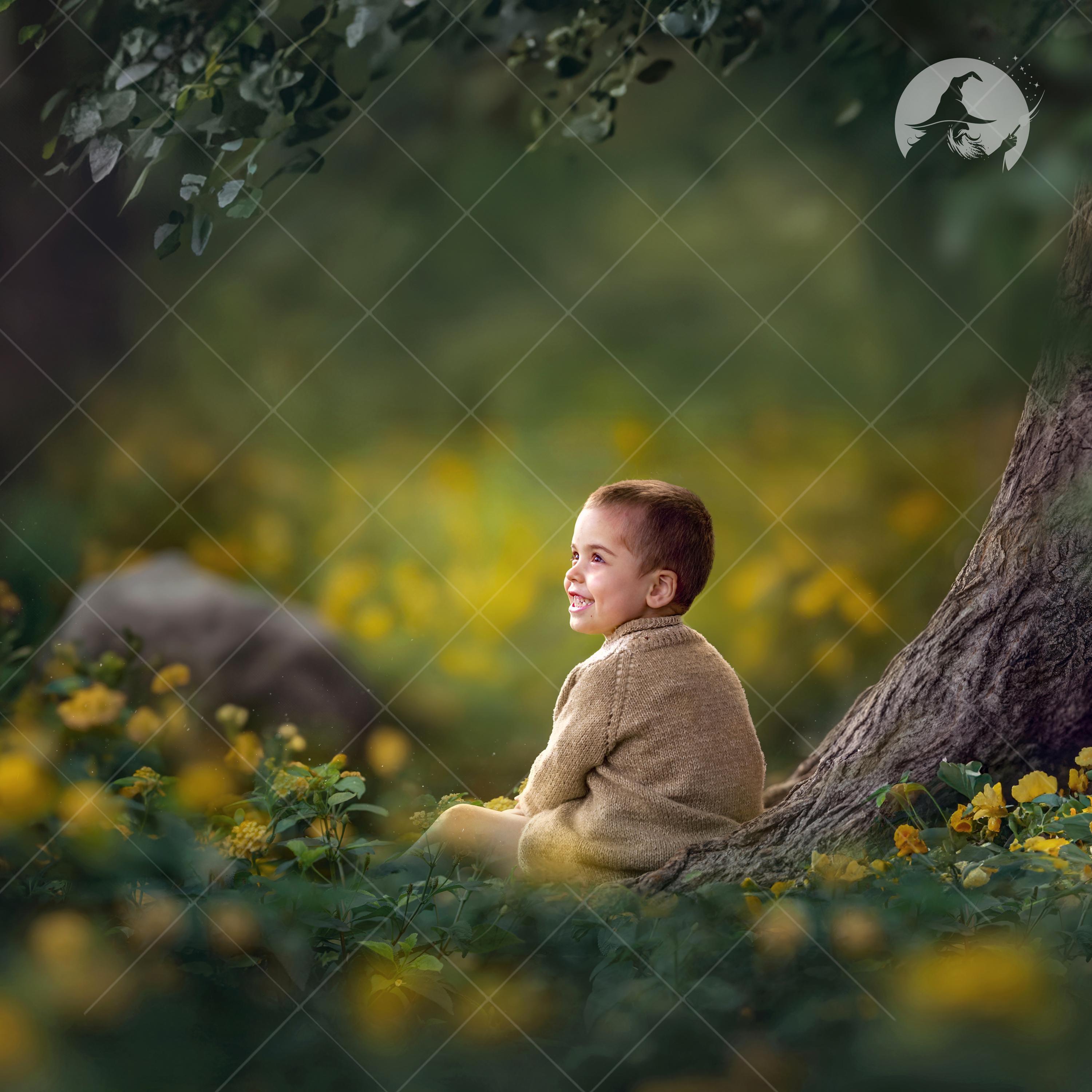 Magic Dreamy Forest Digital Background, Fine Art Photo Session, Spring ...