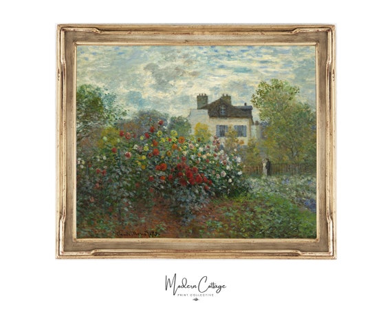French Country Art Prints Monet Art Print Garden Art Print | Etsy