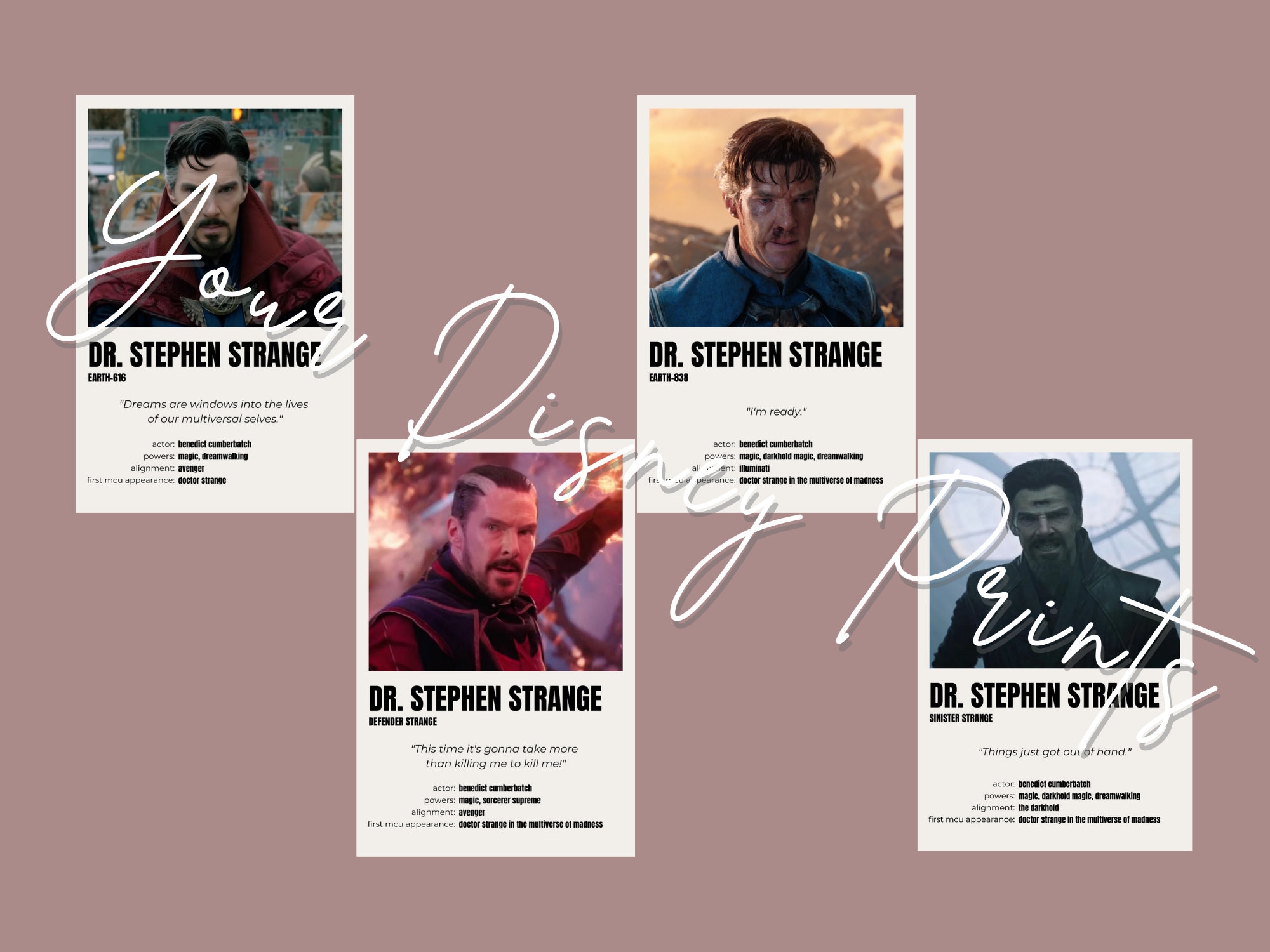 Dr. Strange in the Multiverse of Madness Mini Posters 4x6 - Etsy