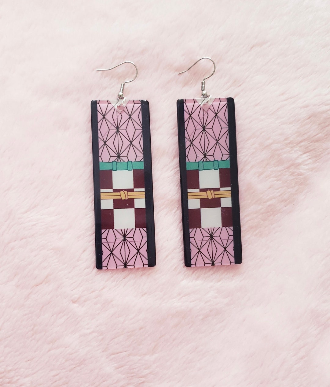 Hanafuda Earrings Anime Earrings Anime Jewelry Kawaii Earrings Gift for ...